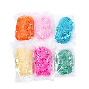 NJN Easter Grass for Easter Basket Grass Filler Stuffer 150g, Easter Party Craft Supplies Decorations