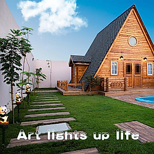 Animal Panda Decorative Garden Solar Light, Put in The Yard Light, as a Solar Stake Light able to Decorate The Garden