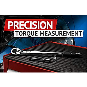 EPAuto 1/2-inch Drive Click Torque Wrench, 10~150 ft./lb., 13.6 ~ 203.5 N/m