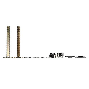 DANCO Brass Closet Bolts with Nuts and Washers Toilet Bolt Set, 1/4 inch x 2-1/4 inch, Brass, 2-Set (80156)
