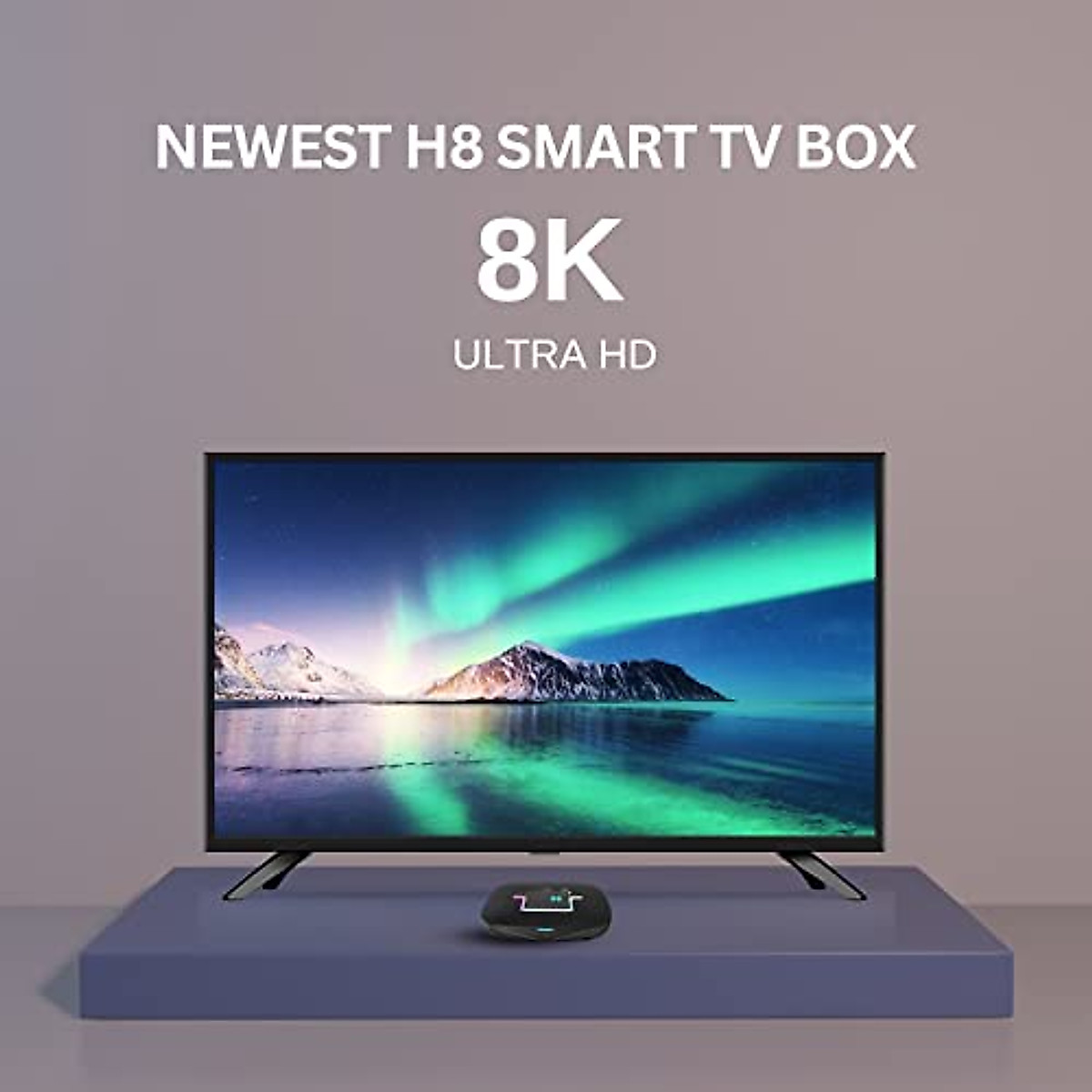 2023 HTV H8, Brazil TV Box HTV 8, AV1 Super HD, 4K Utral HD Streaming Media Player, Android 11, 2+16 GB, Dual Band WiFi (2.4+5Ghz), Compatible with Alexa