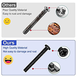 TV Stand Screws for Vizio TV Stand Legs Screws Kit, for Vizio 32” 40” 43” 50” TV Legs D50X-G9 V505-H9 M506X-H9 V505-H19 V505-G9 D43FX-F4 D32H-C1 D32HN-E4 D43N-E4 D40N-E3 Universal TV Mount Screws