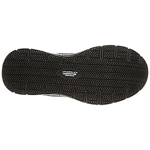 Skechers Men's Flex Advantage Bendon Work Shoe, Black, 12 Wide