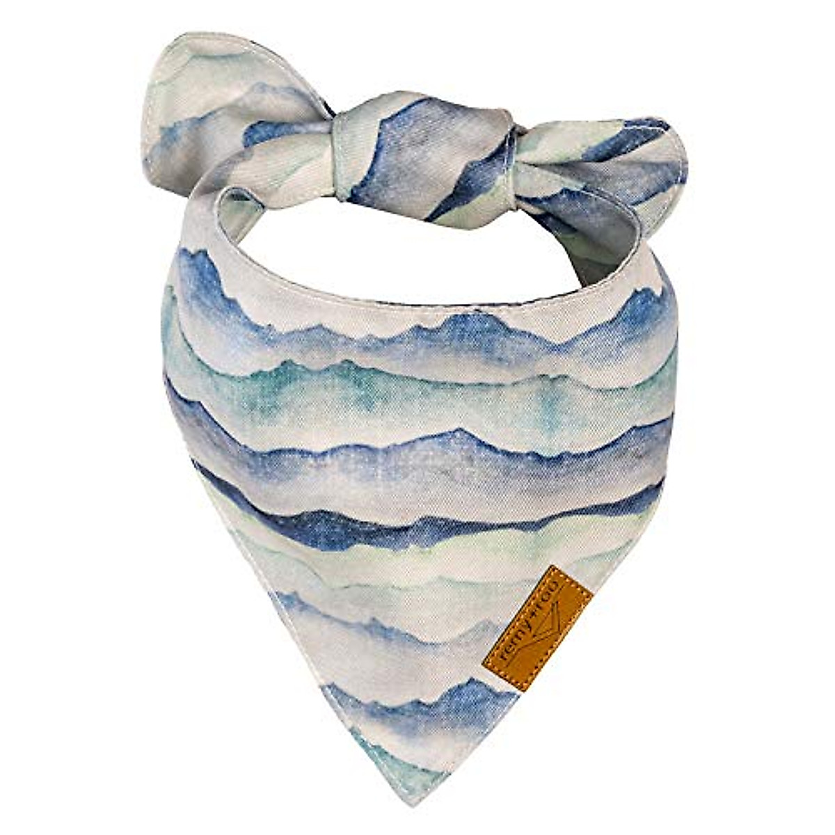 Remy+Roo Dog Bandanas - 4 Pack | Ryan Set | Premium Durable Fabric | Unique Shape | Adjustable Fit | Multiple Sizes Offered (Large)