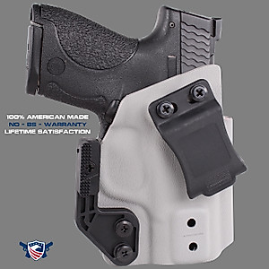 Tuckable FOMI X Belt Clips - Slotted Multiple Fit IWB - Inside The Waist Band | Made in USA - Replacement Mounting Hardware Included fits Most Kydex Gun Holsters or Sheath Making (1.50" 2-Pack)