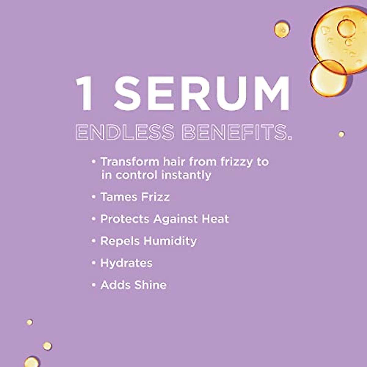 John Frieda Frizz Ease Extra Strength Hair Serum, Instantly Smooths for Healthy, Hydrated, Frizz-Free Hair, for Thick and Coarse Hair, with Argan, Coconut, and Moringa Oil for Heat Protection, 1.69 Oz