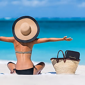 Travel Fanatics Soft Travel Laundry Bag with Zipper and Drawstring, Black, 21” x 22” – Keep Your Dirty Clothes Separate and Your Suitcase Organized – Expandable, Durable, and Foldable Laundry Bag