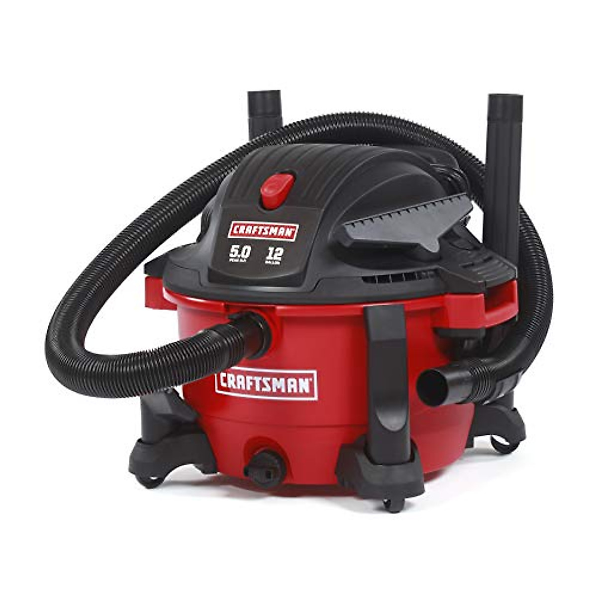 Craftsman 17765 12 Gallon 5.0 Peak HP Wet Dry Shop Vacuum