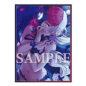 60PCS Art Anime Card Sleeves PKM Card Shield Board Game Trading Cards Top Loader Deck Protector for TCG/MTG/PKM/TCG Standard Size Cards 67x92mm (Uta)
