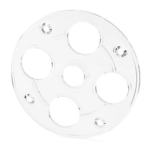 BORA Tools PM-6210 Fixed Router Base for Bora Router Motor PM-6200 Ergonomic Handles, Solid Cast Aluminum with Micro Adjustable Ring and Base Plates, Fits Standard 4.2in Diameter Router motors