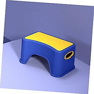 SUPVOX Children's Step Stool Wood Nonslip Step Stool Plastic Step Stool Bathroom Foot Stool Doorway Low Mini Plastic Stool Footstool Toilet Step Stool for Adults Bedpan Non-Slip Pp