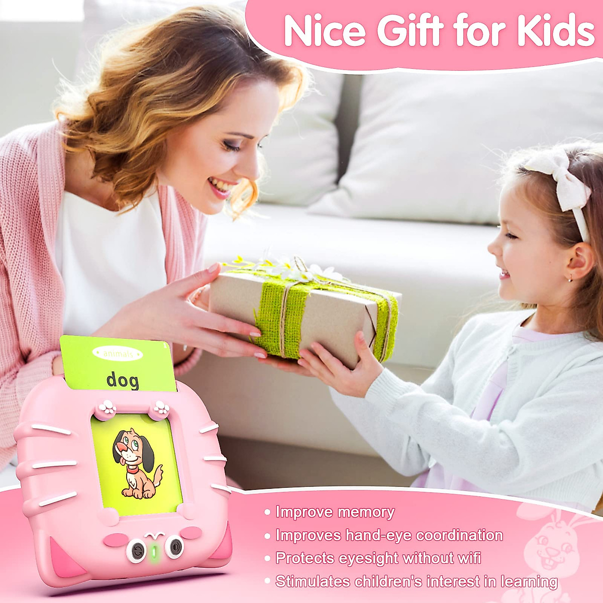 Toddler Flash Cards for 1 2 3 4 5 6 Year Old: Learning Toys for Toddlers 1-3 - Educational Toys Preschool Activities - Sight Words FlashCards - Speech Therapy Toys Autism Toys for Girl Boy Baby Kids