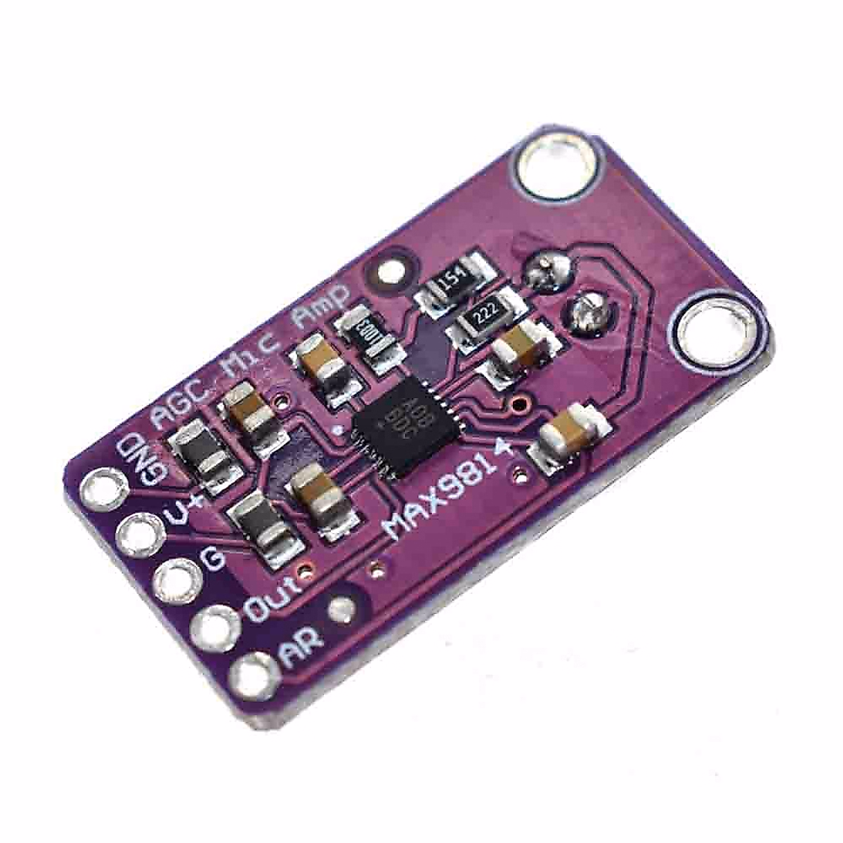 MAX9814 Microphone AGC Board Module Auto Gain Control for Arduino Programmable Attack and Release Ratio Low THD