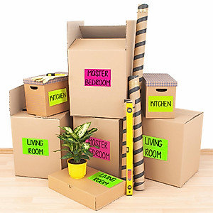 Avery Neon Shipping Labels for Laser Printers, 5-1/2" x 8-1/2", 200 Green Labels (5952)