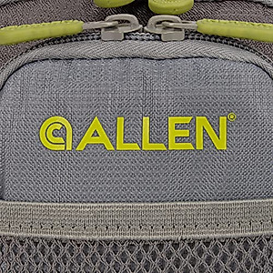 Allen Company Fall River Fly Fishing Chest Pack - Fits up to 2 Tackle/Fly Boxes and Other Accessories - Gray/Lime