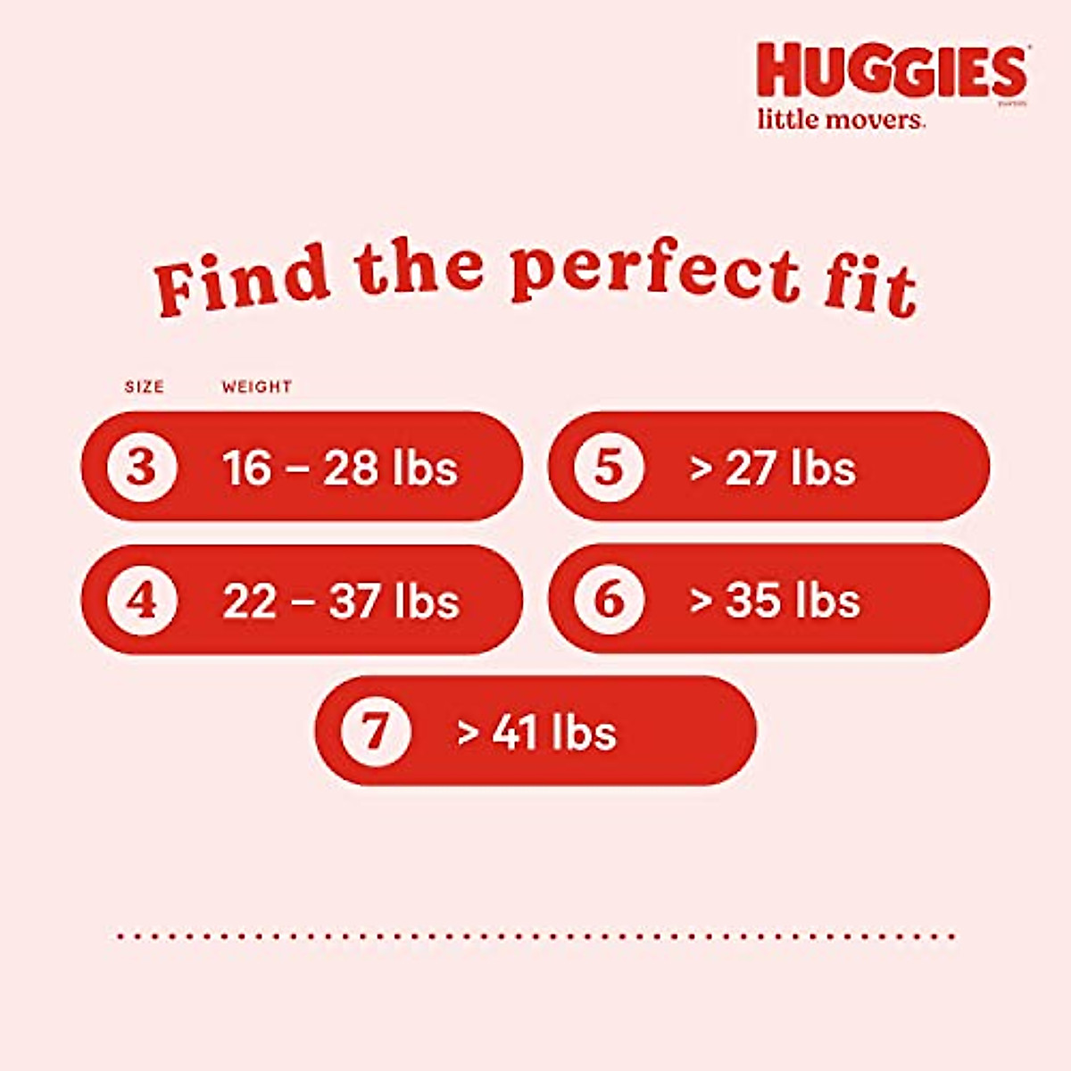 Baby Diapers Size 3 (16-28 lbs), 156 Ct, Huggies Little Movers