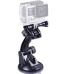 Smatree Suction Cup Mount Compatible for GoPro MAX / GoPro Hero 9/8/7/6/5/4/3+/3/Session/GOPRO HERO 2018/DJI OSMO Action Camera