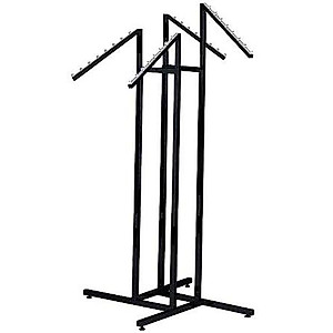 Only Hangers Black 4-Way Clothing Rack