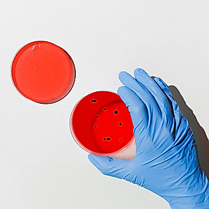 Bekith Petri Dishes with Lids, 50 Pack 90mm Dia x 15mm Deep Plastic Sterile Container, 50 Pack Plastic Transfer Pipettes(3ml)