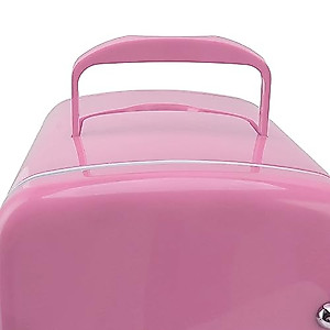 Portable Cooler Warmer Personal Refrigerator, Noiseless DC12V Cooling Warming 4L Mini Beauty Fridge for Office (US Plug)