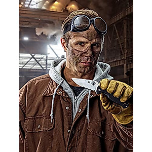 Spyderco Tenacious Folding Utility Pocket Knife with 3.39" Black Stainless Steel Blade and Durable G-10 Handle - Everyday Carry - PlainEdge - C122GBBKP