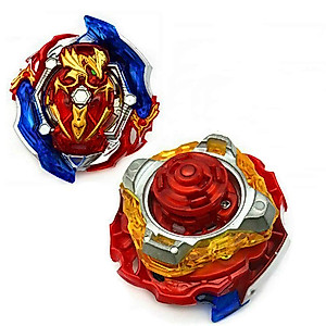 Bey Battle Evolution Blade Turbo God Bay B-150 Booster Union Achilles Cn.Xt+Retsu Gyro Starter Set Red Sword Launcher Grip Batting Top Games Accessories Bey Burst Gaming Tops Spinning Toy Gift for Boy