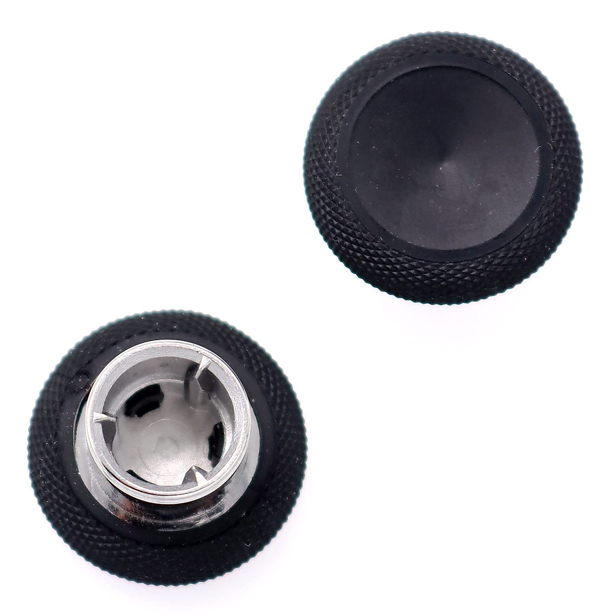 Deal4GO 2-Pack Short Concave Magnetic Analog Thumbstick Set Replacement for Xbox One Elite 2 Controller Standard Thumb Sticks Black (NOT FIT Elite 1698)