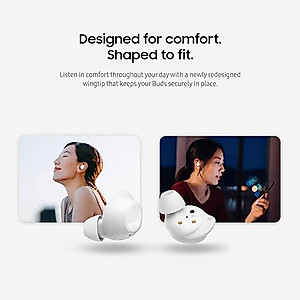 Samsung Galaxy Buds FE True Wireless Bluetooth Earbuds, Comfort and Secure in Ear Fit, Auto Switch Audio, Touch Control, Built-in Voice Assistant, White [US Version, 1Yr Manufacturer Warranty]