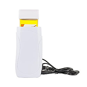 Portable Wax Warmer for Hair Removal, Electric Roll On Wax Heater Home Depilatory Waxing Kit for Women and Men, by IeBilif (Pink)