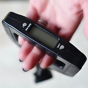 50kg Portable Hook/Strap Digital Electronic Luggage Travel Bag Scale Balance