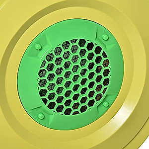 Outsunny Electric Air Blower 750-Watt Fan Blower Compact and Energy Efficient Pump Indoor Outdoor for Inflatable Bounce House, Bouncy Castle and Pneumatic Swimming Pool, Yellow