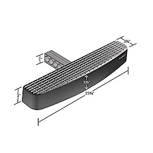 WeatherTech BumpStep XL with Theft Deterrent Stainless Hardware