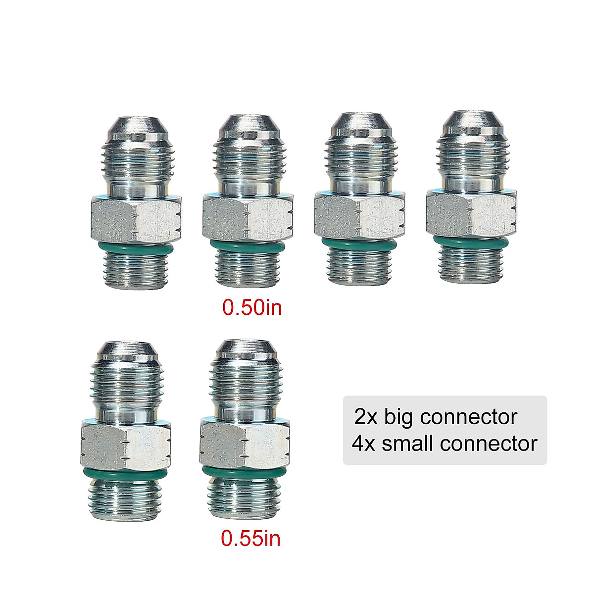 3mirrors High Pressure Oil Pump HPOP Hoses Lines & Crossover Replacement Kit Compatible with Ford Excursion F250 F350 F450 F550 Super Duty 1999-2003 7.3L Powerstroke Turbocharged Engine
