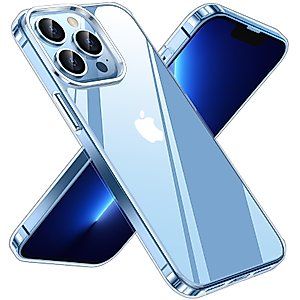 Red2Fire Compatible with iPhone 13 Pro Max Case Clear, Ultra Slim Thin Transparent Anti-Yellowing Anti-Scratch Shockproof Protective Crystal Clear Case for iPhone 13 Pro Max(6.7inch) 2021(Clear)