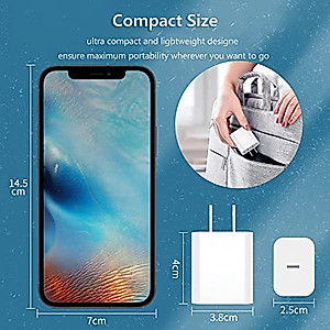 iPhone 14 13 12 Super Fast Charger, [MFi Certified] 6FT Lightning Cable 20W PD USB C Wall Charger 2-Pack iPhone Fasting Charging Block Compatible iPhone 14/14 Pro Max/13/13Pro/12/12 Pro/11/XS Max/8P