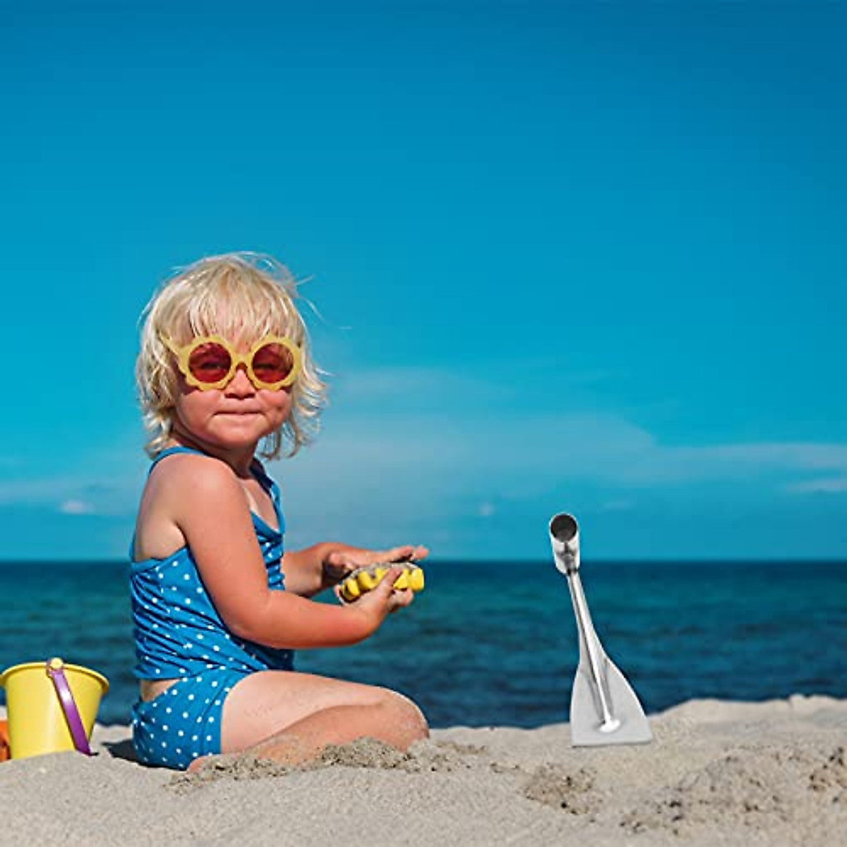 Hemoton Kids Toys Hand Tools 2Pcs Stainless Steel Digging Shovel Outdoor Explore Snow Shovel Garden Tool for Summer Gardening Camping Transplanting () Bonsai Tools Kid Toys