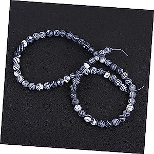 Round Loose Beads 92pcs Crystals Beads Kit Gasket Material Loose Beads for Loose Beads Charms Malachite Gemstone Bead Colored Stone Beads DIY Craft Beads Making Bead Suite Beads