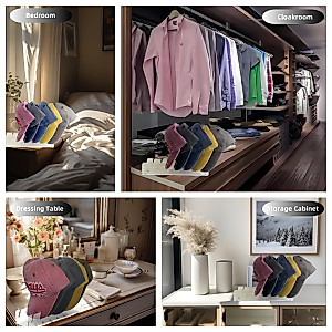 Covilim Baseball hat storage organizer: 2-pack acrylic hat stand for baseball caps, Golf Cap, Trucker Hat - No Install needed (White)