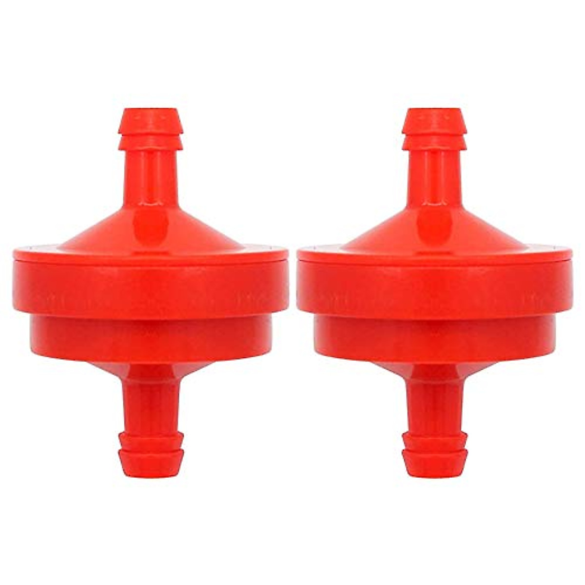 394358 AM38708 298090 Lawn Mower 1/4" Inline Gas Fuel Filter for B & S BS 394358S 5098K 7-6572 1/4" Inline Gas 75 Micron Assembly (2/Pack)