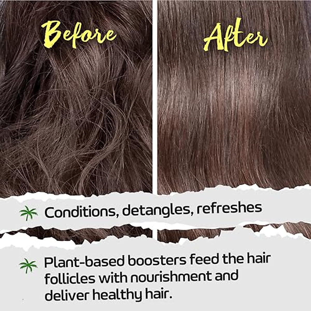 Tropic Isle Living Jamaican Black Castor Oil Daily Hair Gro Leave-in Conditioning Mist & Detangler 8oz | Paraben & Sulfate FREE | All Hair Types | Restores Moisture & Gently Detangles