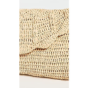 Mar Y Sol Women's Marcella Clutch, Natural, Tan, One Size