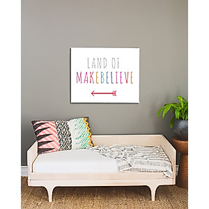 Land of Makebelieve 14x11 Wall Art Print for Boys, Girls or Baby's Room, Nursery Decor, Perfect for a Playroom or Classroom, Gender Neutrall