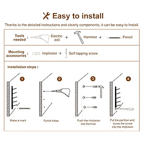 LHRUI Yoga Mat Holder Yoga Mat Rack Wall Mount Exercise Mats Storage Holder, Gym Studio Bedroom Garage Iron Foam Roller Racks, Including All Mounting Accessories (Color : Gold)