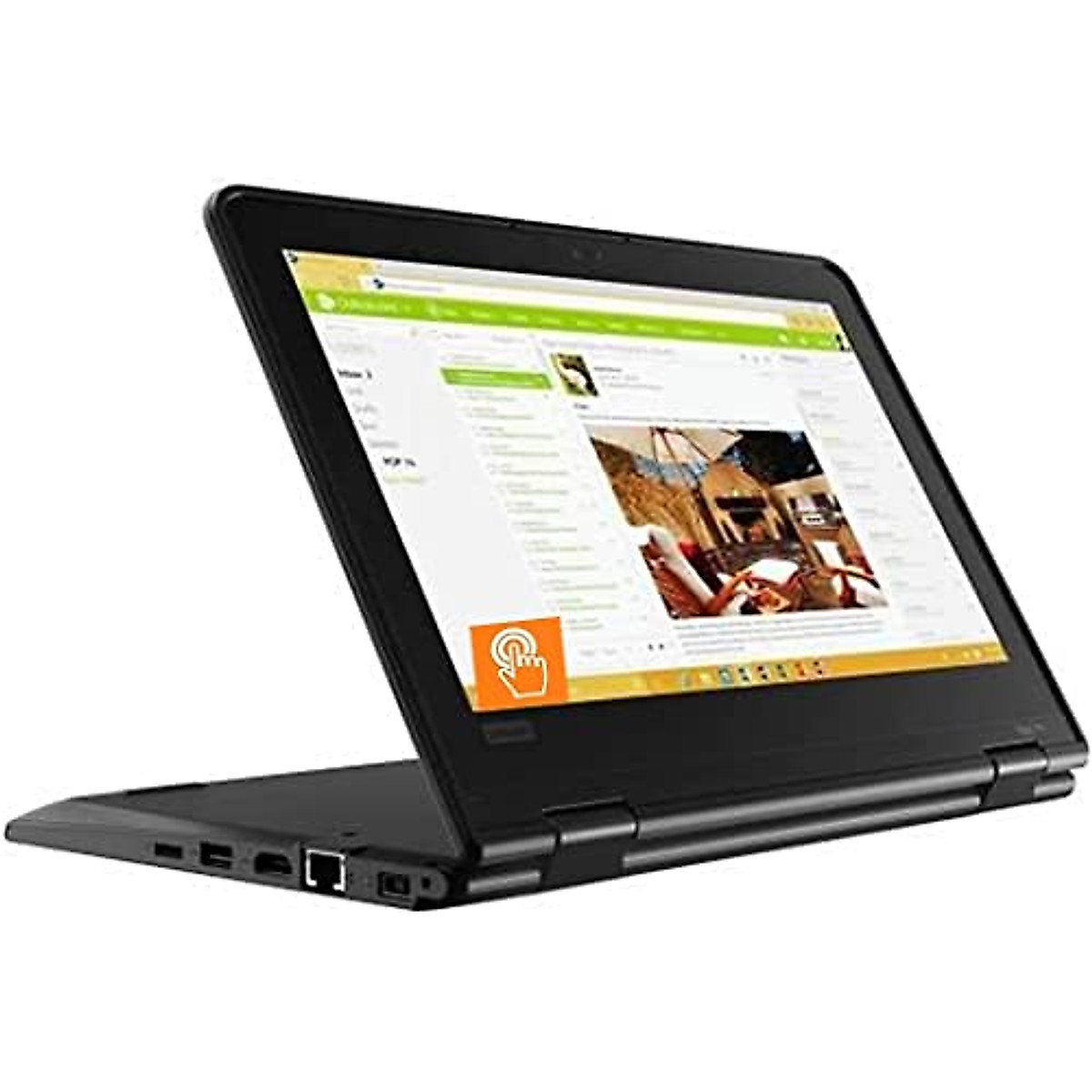 Lenovo ThinkPad Yoga 11E 11.6" HD 2-in-1 Touchscreen Laptop, Intel Celeron N4120, 4GB RAM 256GB SSD, Intel UHD Graphics 600, Webcam, HDMI, WiFi, Bluetooth, Windows 10 Pro, Black