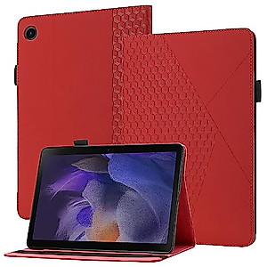Tablet PC Case Compatible With Samsung Galaxy Tab A8 10.5-Inch 2021 (SM-X200/X205/X207) Shockproof Protective Cover Tablet Case PU Leather Case Protect Case Card Slot Shockproof Tablet PC Case Adjusta