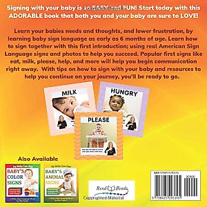 Baby's First 25 Signs: A Baby Sign Language Book (My Baby Can Sign)