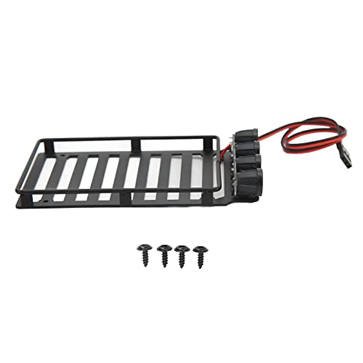 RC luggage rack, easy installation RC luggage rack for replacement Round Lamp