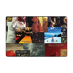Dream Rock Band Theater Rug Carpet Mat for Bedroom Soft Non Slip Rug Pads Indoor Area Rug Reusable Home Decor Convenient Floor Mats Rectangular Rug Room Decor Carpet for Bathroom 36"x24"