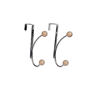 Elegant Home Fashions Door Hooks, Mocha
