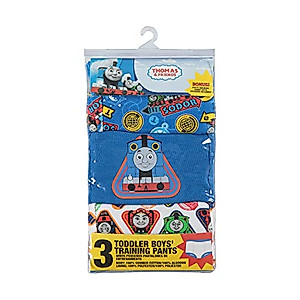 Thomas & Friends Boys Toddler Potty Training Pants with Success Tracking Chart and Stickers in Sizes 2T, 3T and 4T, 3-Pack